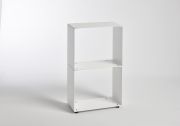 Regalsystem weiß 2 ablagen B30 H50 T15 cm