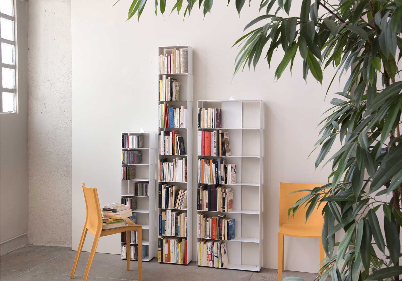 Narrow Bookcase W30 H150 D15 cm - 6 shelves
