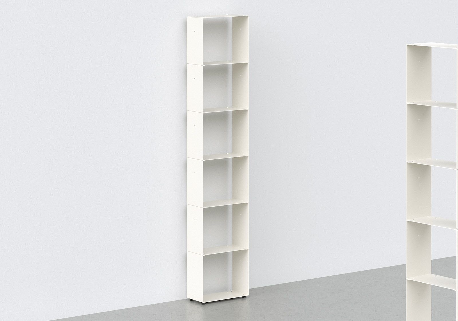 Narrow Bookcase W30 H150 D15 cm - 6 shelves