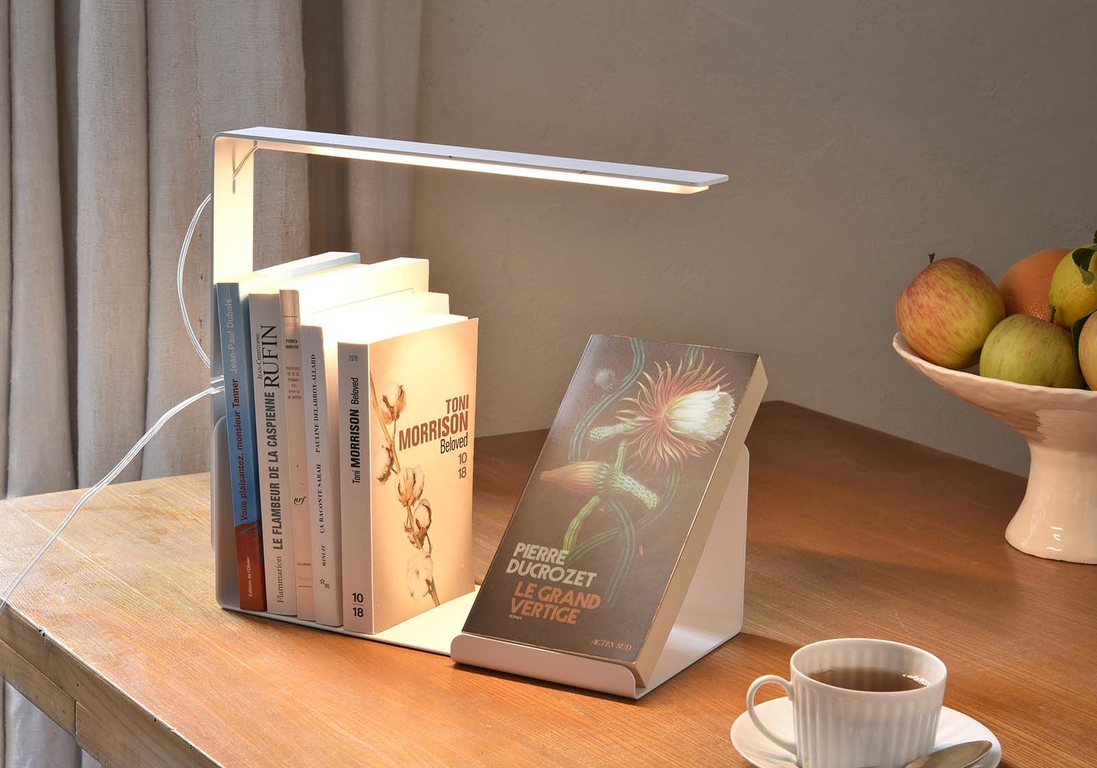 Buy Table lamp - Book holder - White