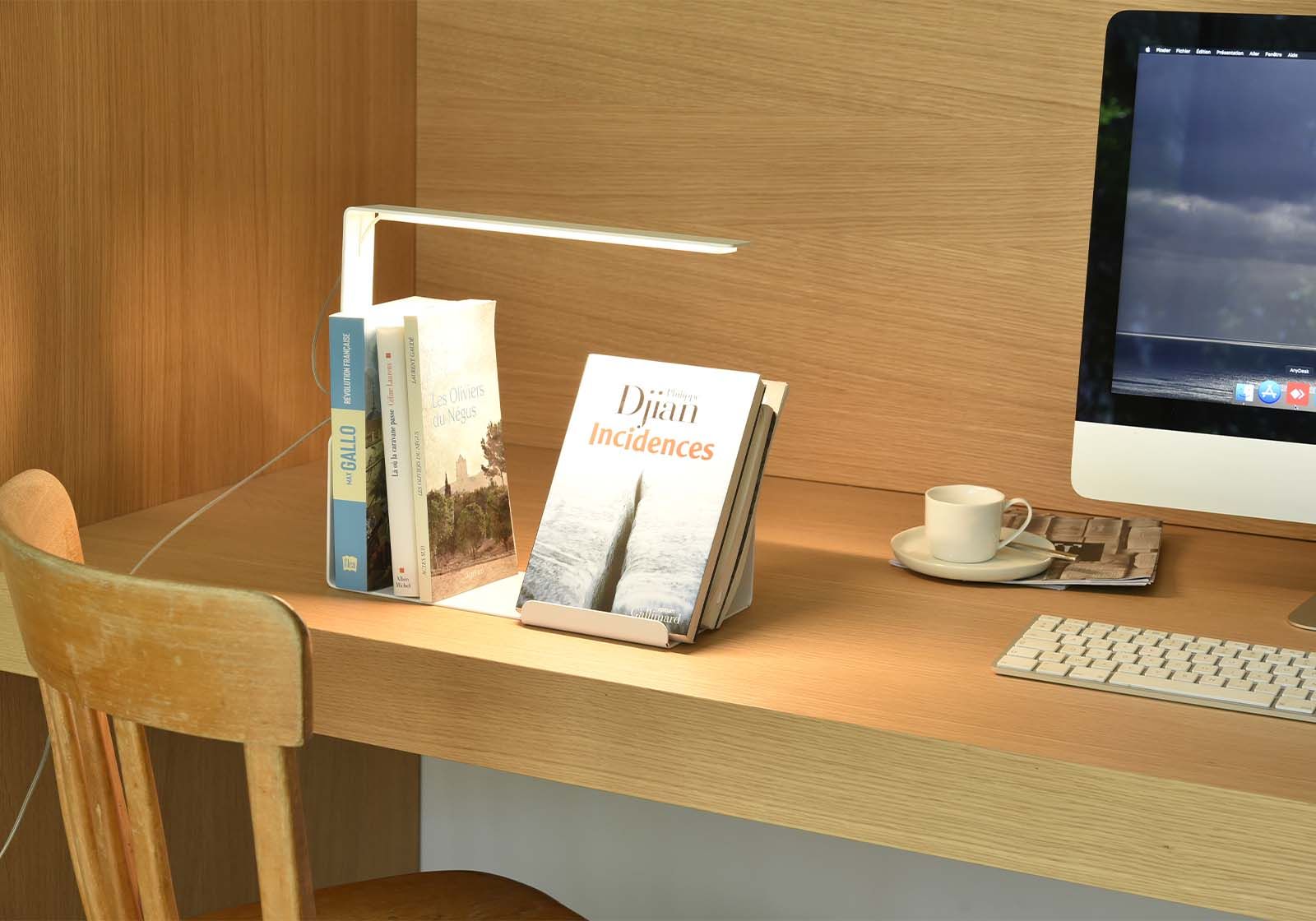 Buy Steel Bookholder 11,8 x 5,9 in - White