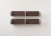 Buy Floating shelf rust color - 17.71 inches - Set of 4