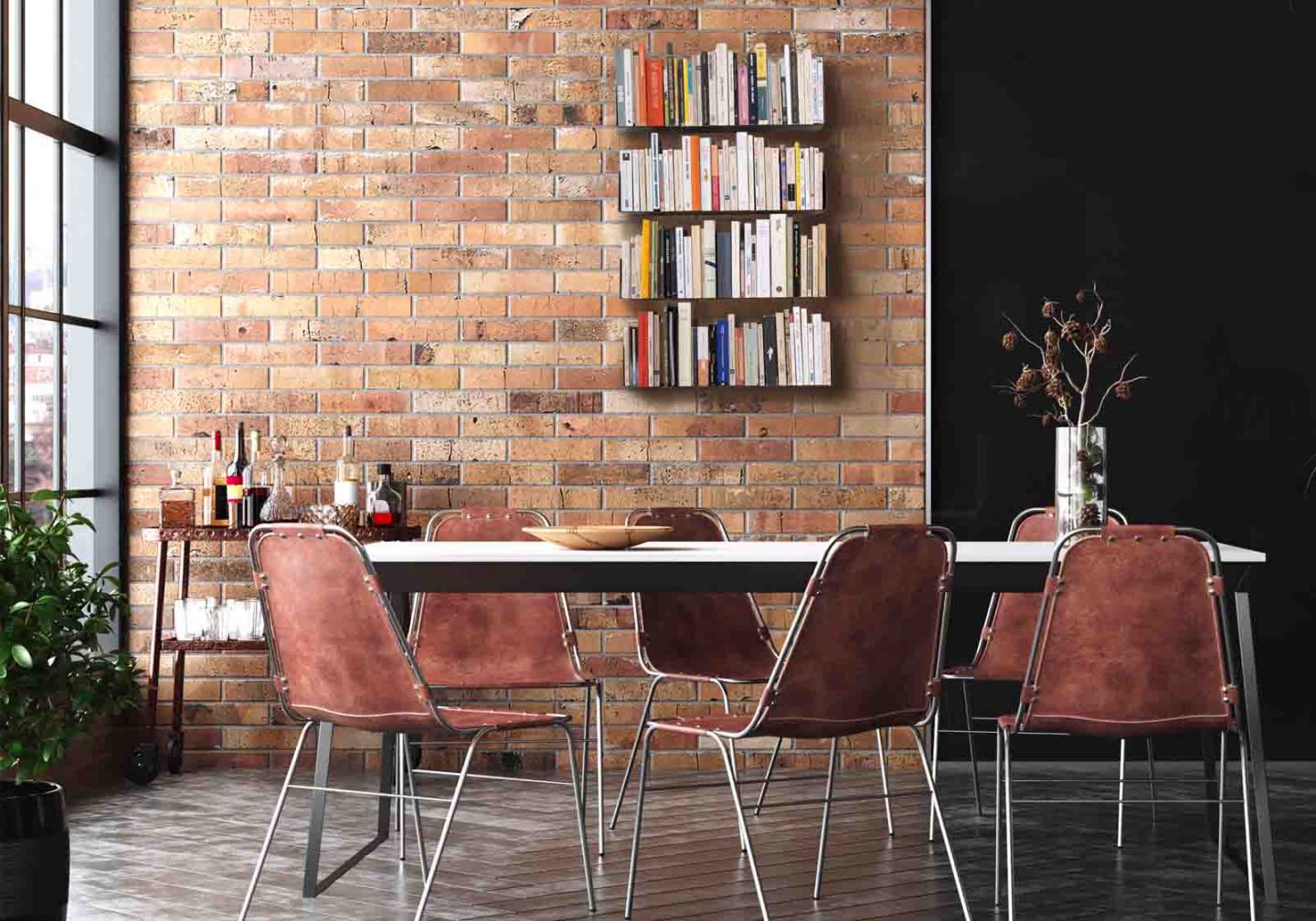 Buy Floating shelf rust colour - 23.62 inches