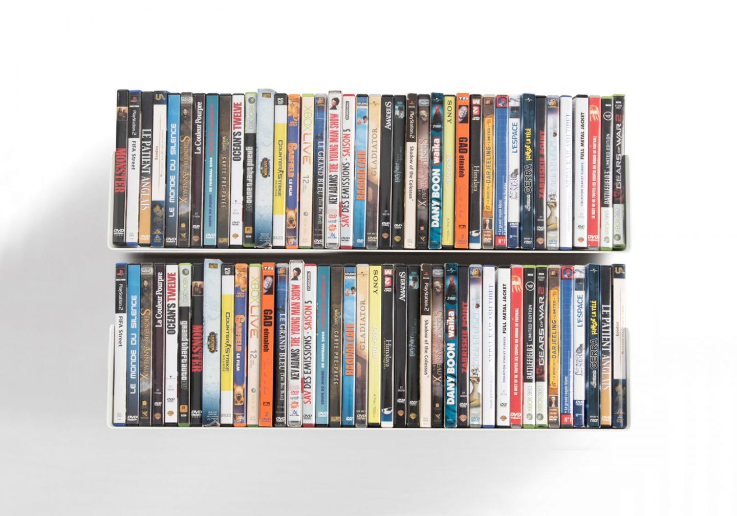 Buy DVD Wall Shelf 60 x 15 cm - Set of 2