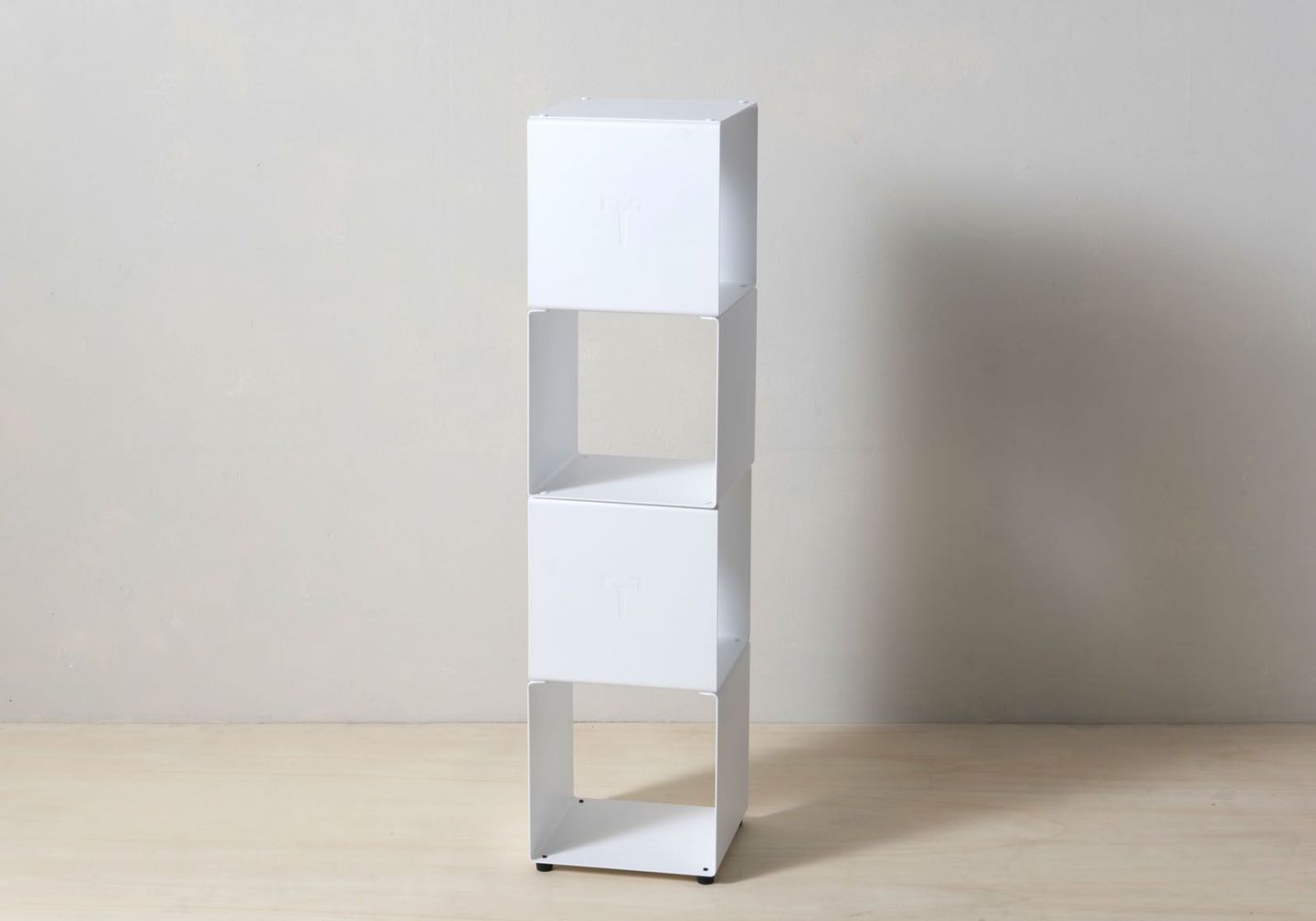 Buy Cube shelf - Steel column storage - 4 shelves