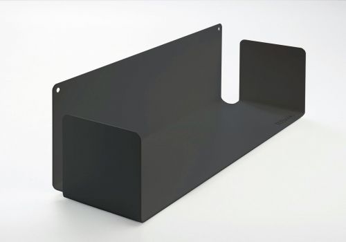 Floating shelves Gray "U" - 60 cm - Set of 2