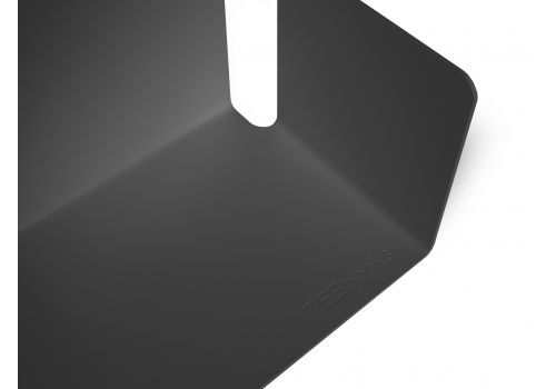 Floating shelves Gray "U" - 60 cm - Set of 2