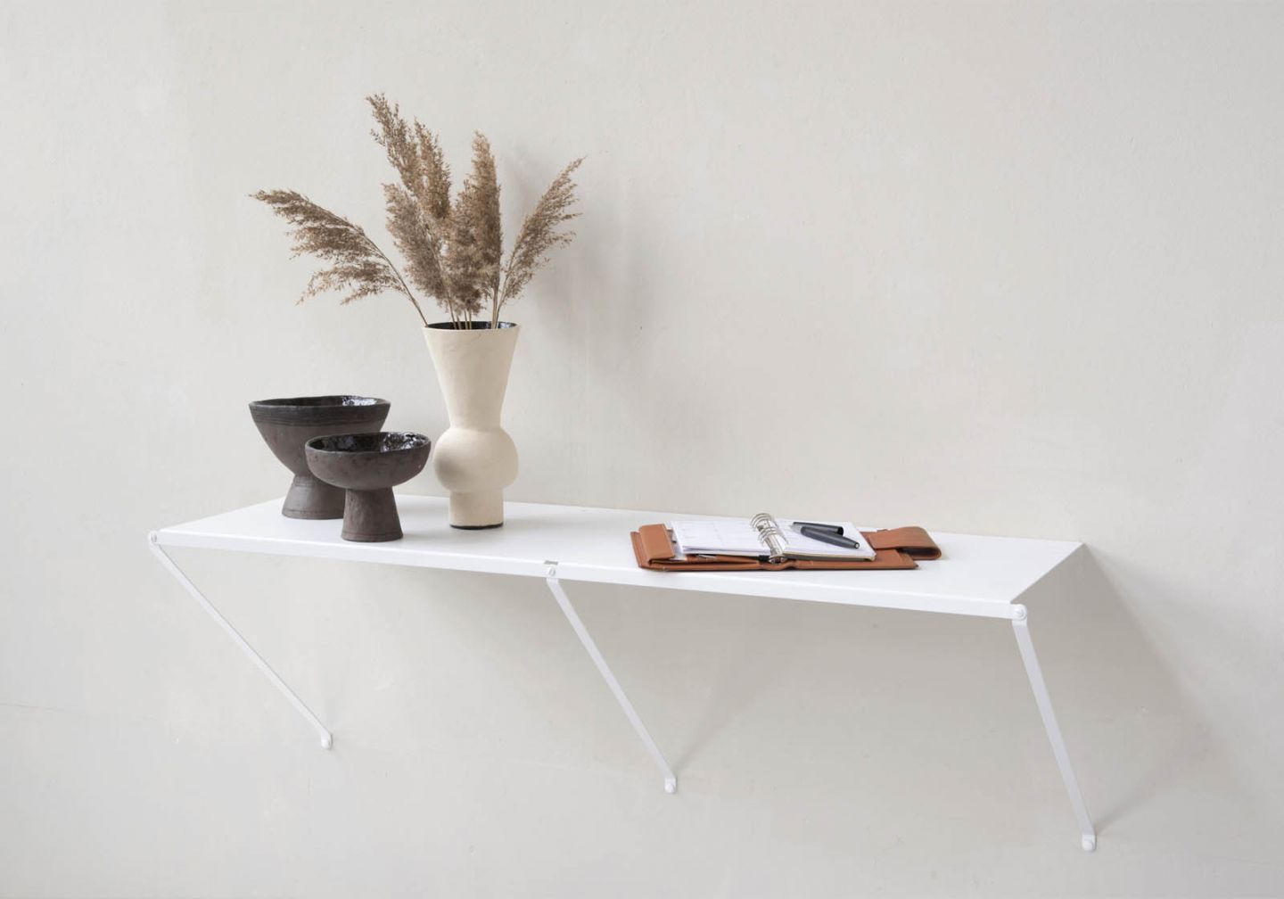 Vente Console Murale 100 X 35 Cm M tal Blanc Vente Console Murale 100 X 35 Cm M tal Blanc