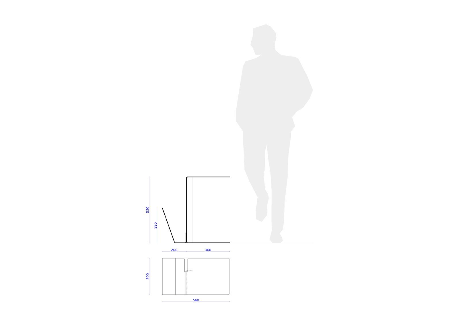 Buy Side table - White - Magazines