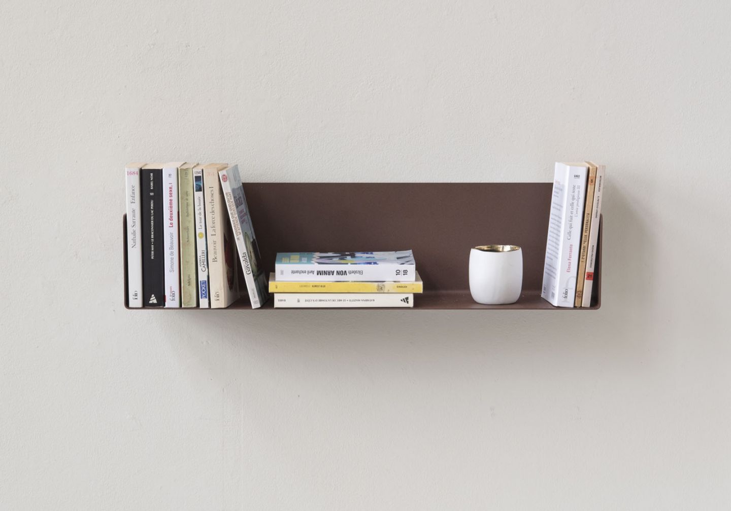 Buy Floating shelf rust colour - 23.62 inches